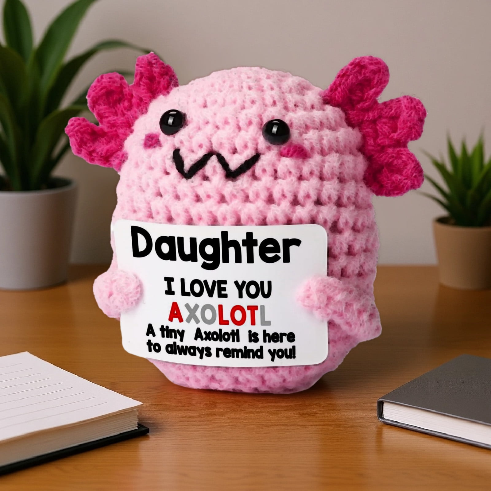 Teen Girl Gifts Trendy Stuff, Crochet Axolotl Daughter Gift for 5 6 7 8 ...
