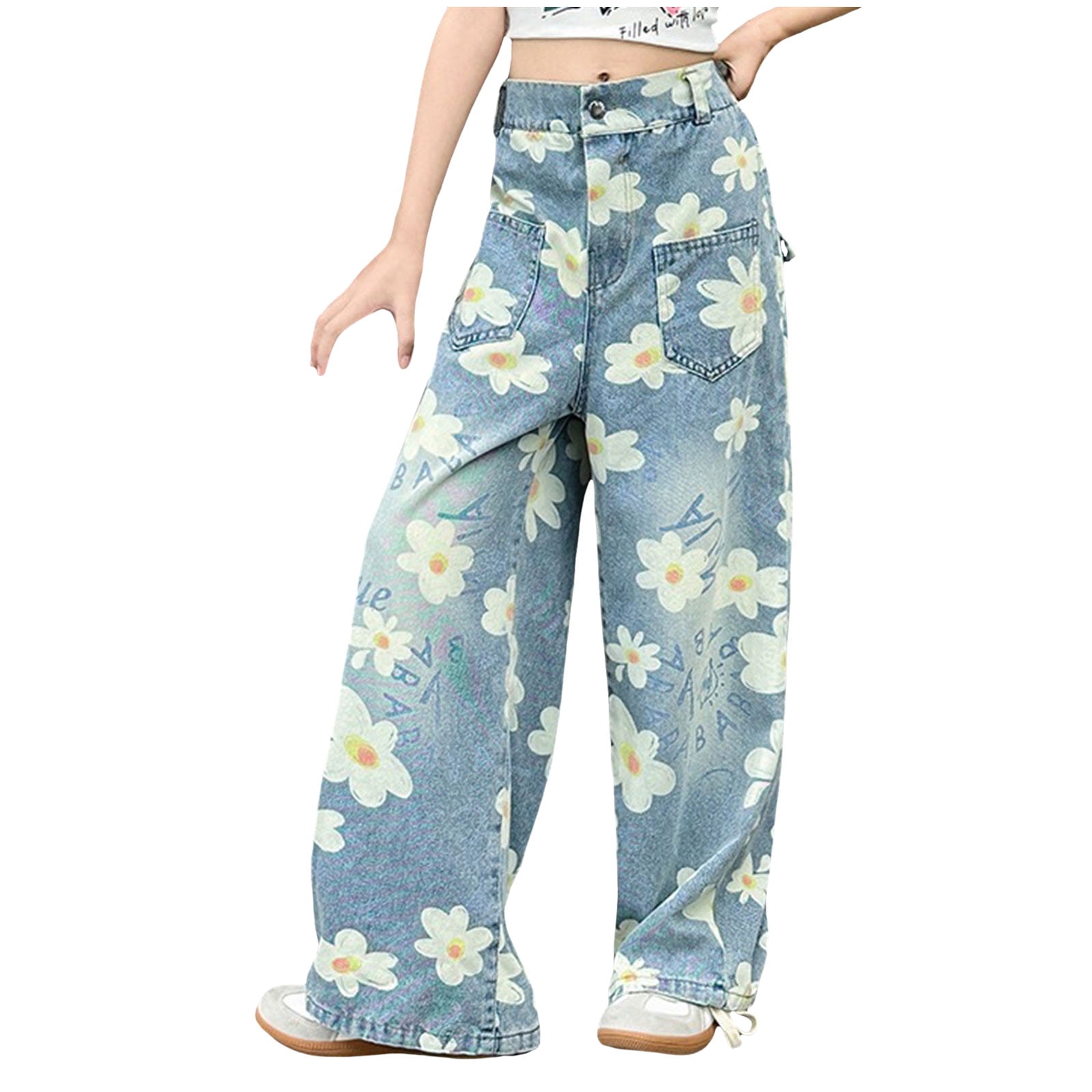 Teen Girl Jeans Ripped Black Girls Jeans Girls 14-16 Clothes Girl's ...