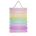 Teen Girl Room Decor Rainbow Inspirational Kids Bedroom Decor Wall Art ...