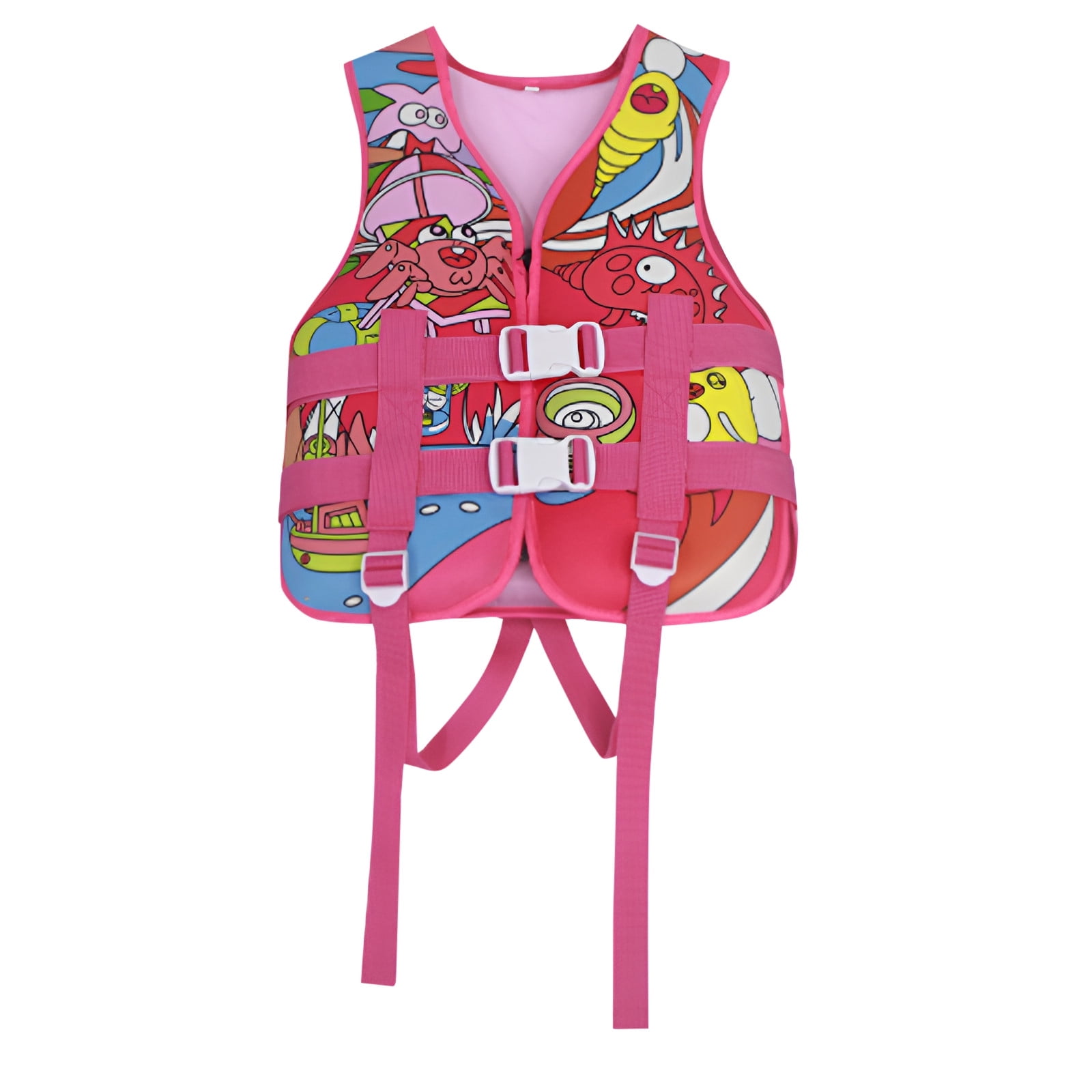 Teen Girl Swimsuit Swim Vest Life Jacket Swimming Aid Buoyancy Trainer ...