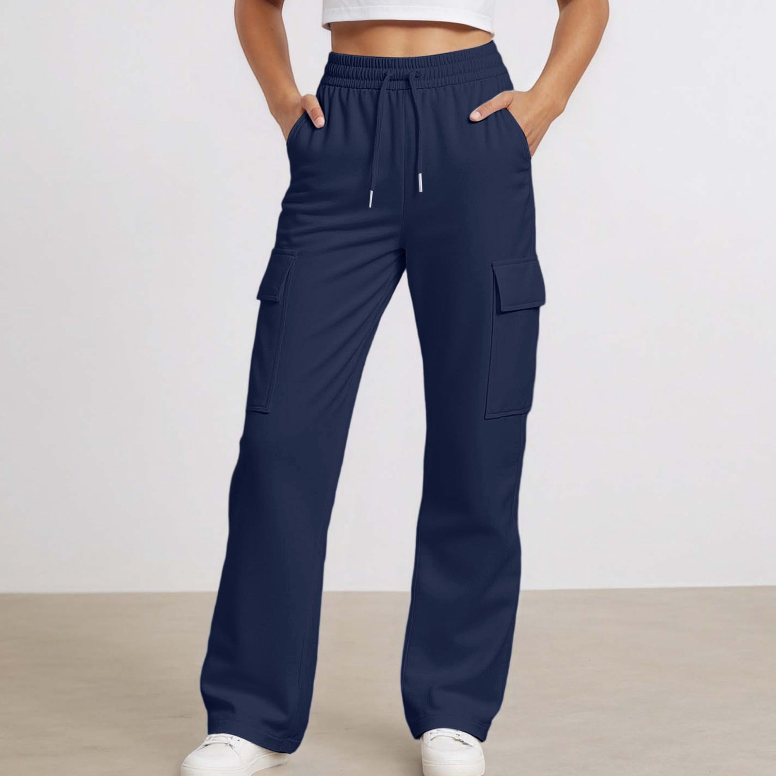 Girls Baggy Sweatpants Girls Joggers With Pockets Adjustable Drawstring ...