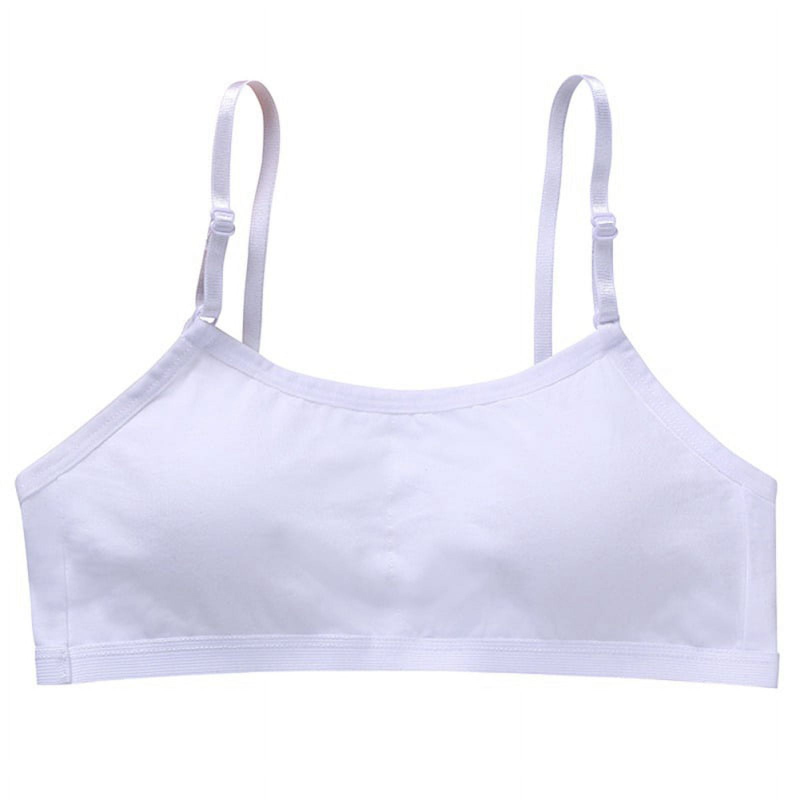 Teen Girls Big Girls Cotton Development Bra Adjustable Shoulder Strap ...