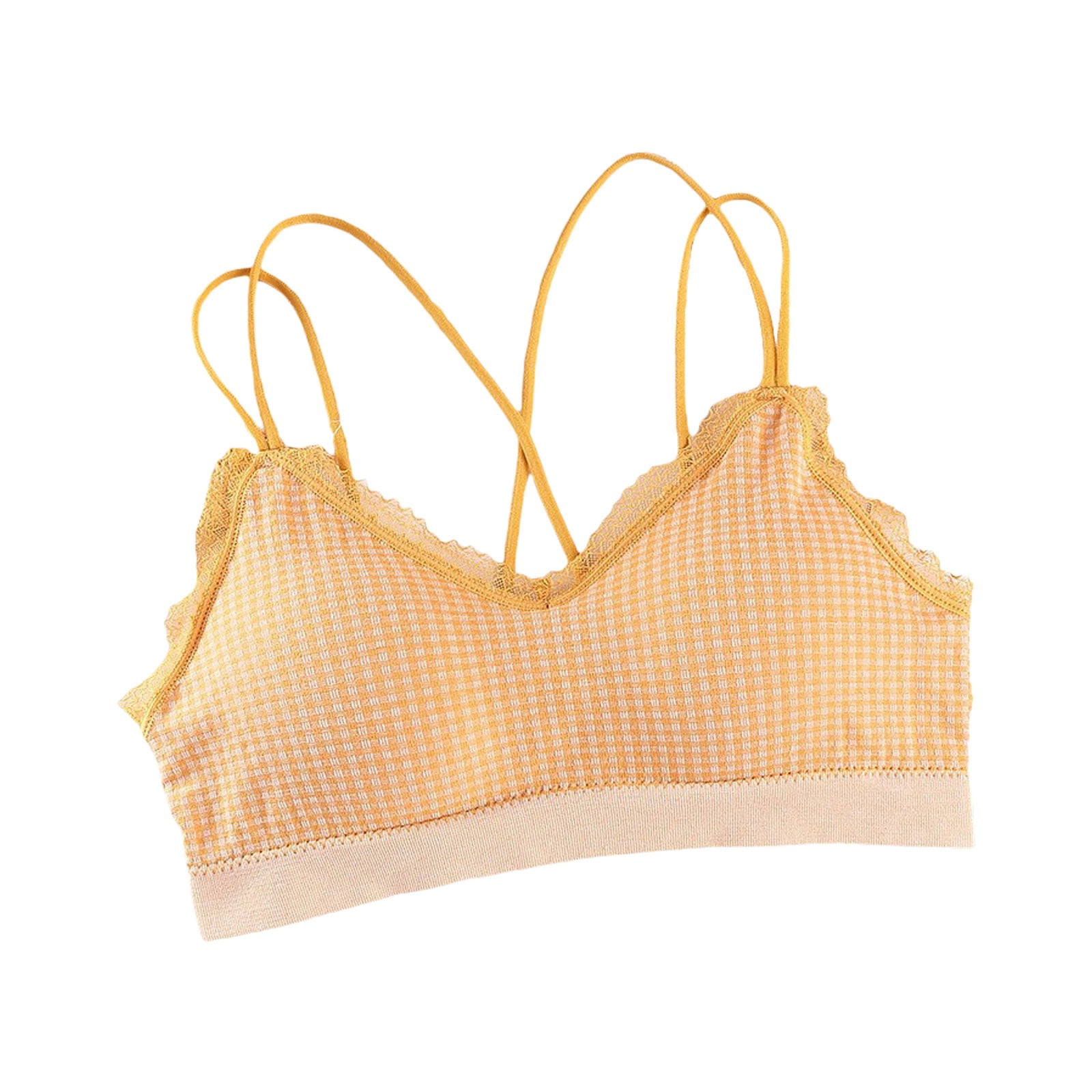 Teen Girls' Bra with Removable Cookies Spaghetti Strap Sports Bra ...