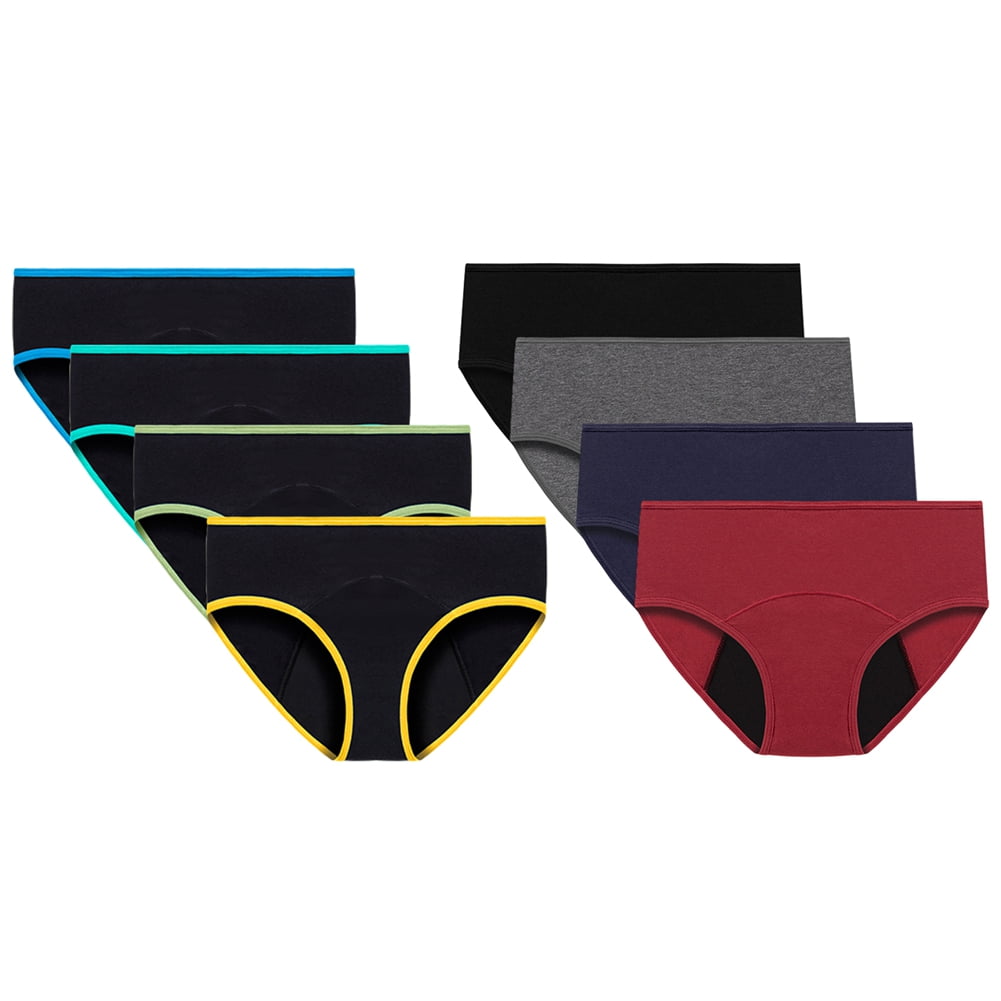 Teen Girls Period Panties Cotton Leakproof Menstrual Underwear ...