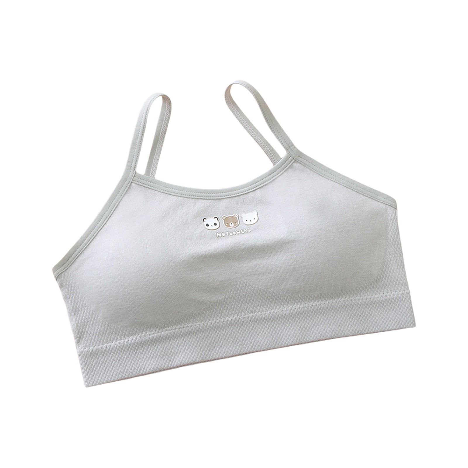 Teen Girls Seamless Training Bras Adjustable Straps Sports Bras Cotton ...