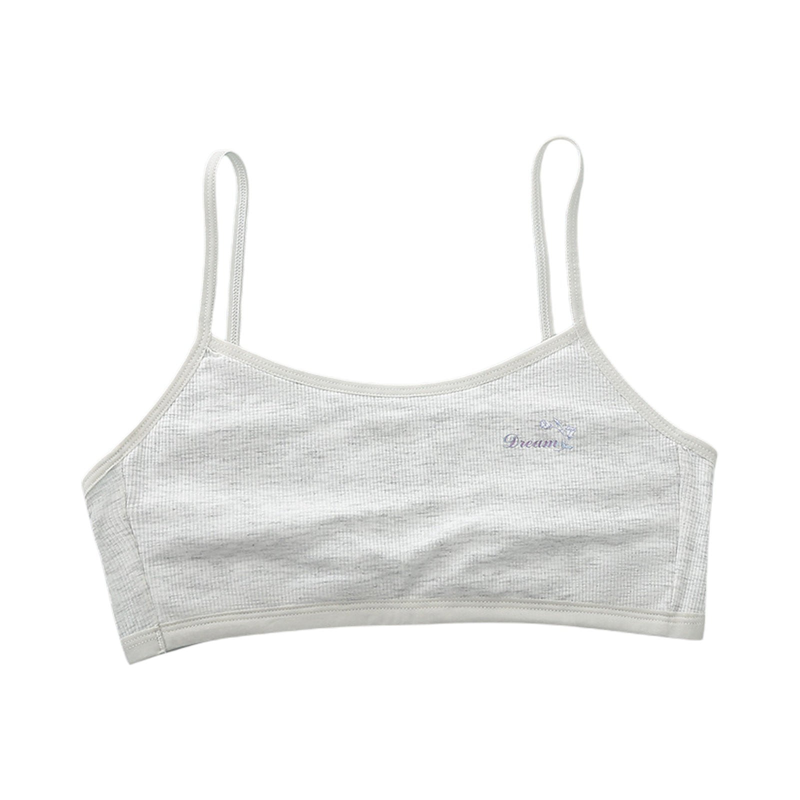 Teen Girls Seamless Training Bras Sports Bras Spaghetti Strap Sports ...