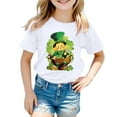 Teen Girls St Patricks Day Holiday T Shirt Short Sleeve Trendy Prints ...
