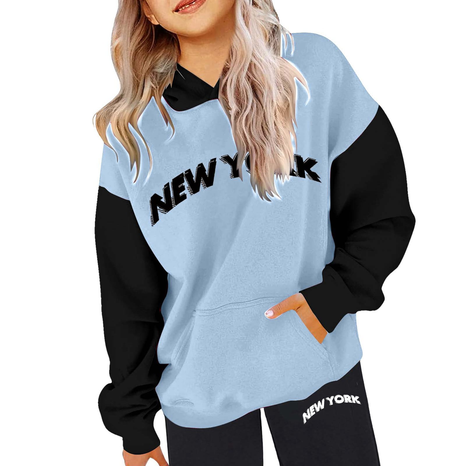 Teen Girls Sweatsuits Sets 2 Piece Tracksuit Hoodie and Jogger Set ...