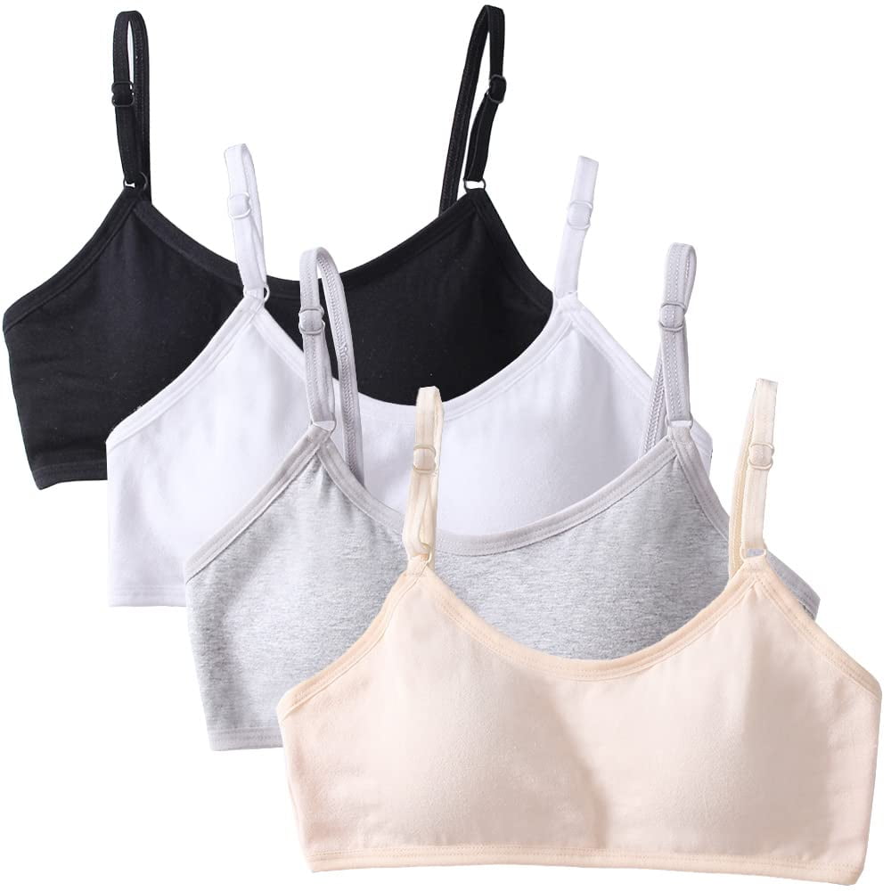 Training Bras for Girls Sports Bra Seamless Cami Pull-On Design ...