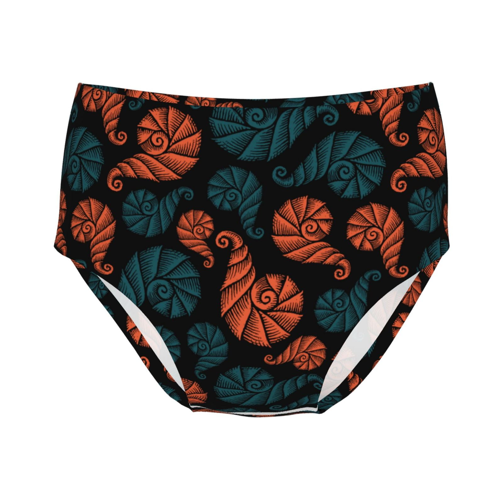 Teen Girls Underwear - Abstractly Sea Shell Soft Cotton Briefs Panties ...