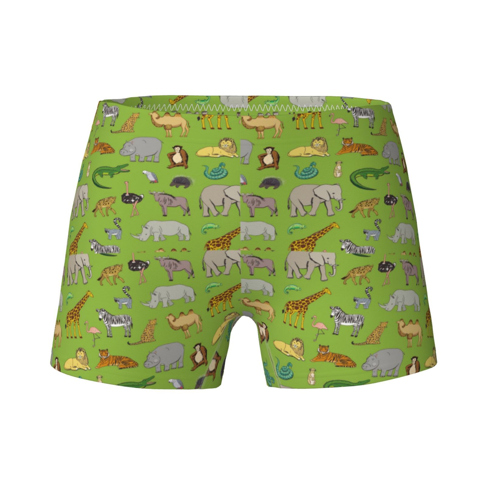 Teen Girls Underwear - African Animals 1 Soft Cotton Boxer Briefs ...