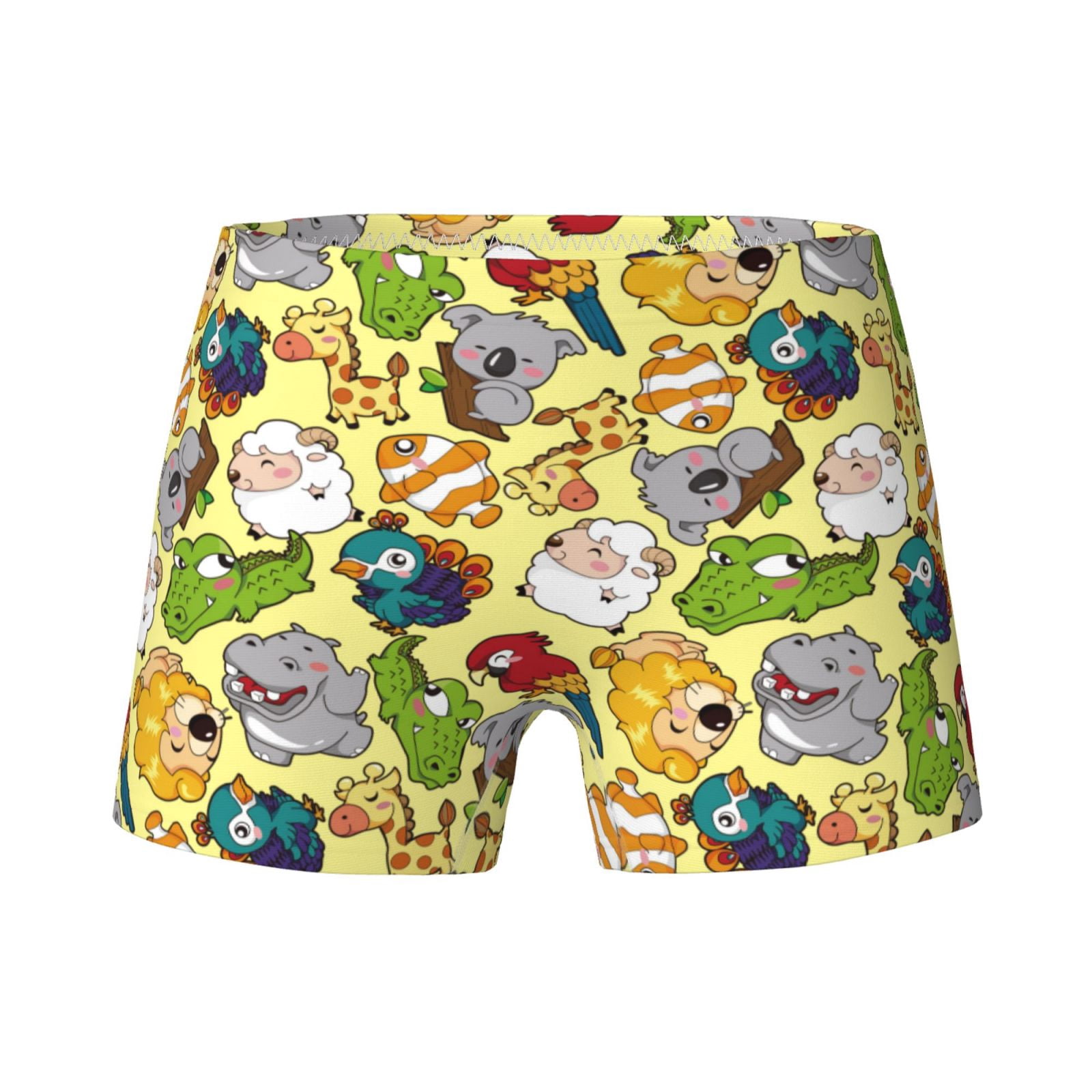 Teen Girls Underwear - Animals Soft Cotton Boxer Briefs Panties for ...