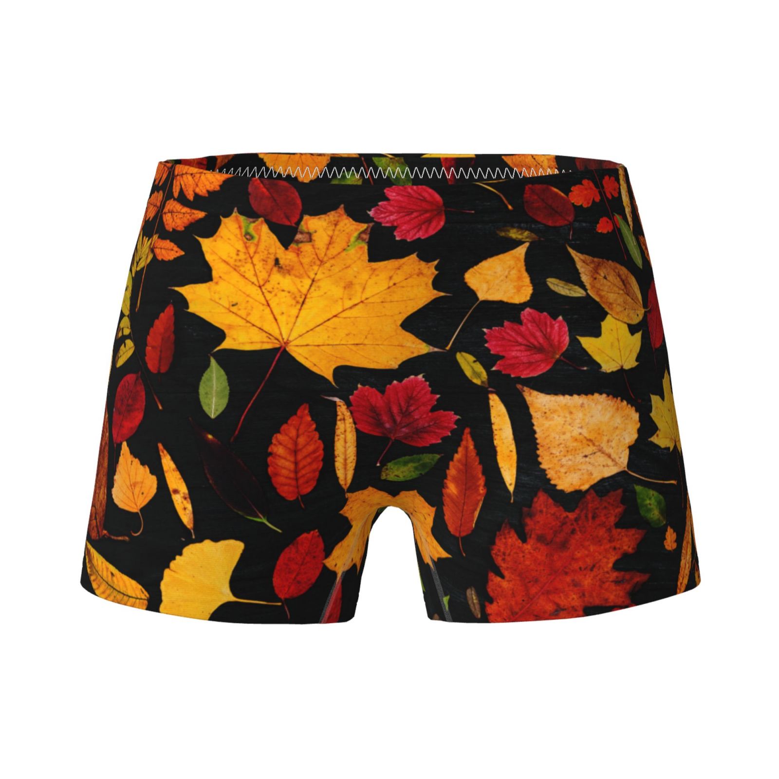 Teen Girls Underwear - Autumn Maple Leaves A Soft Cotton Boxer Briefs ...