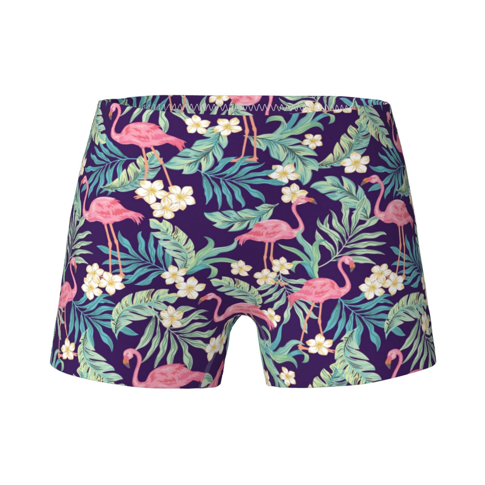 Teen Girls Underwear - Bird Flowers leaves Soft Cotton Boxer Briefs ...