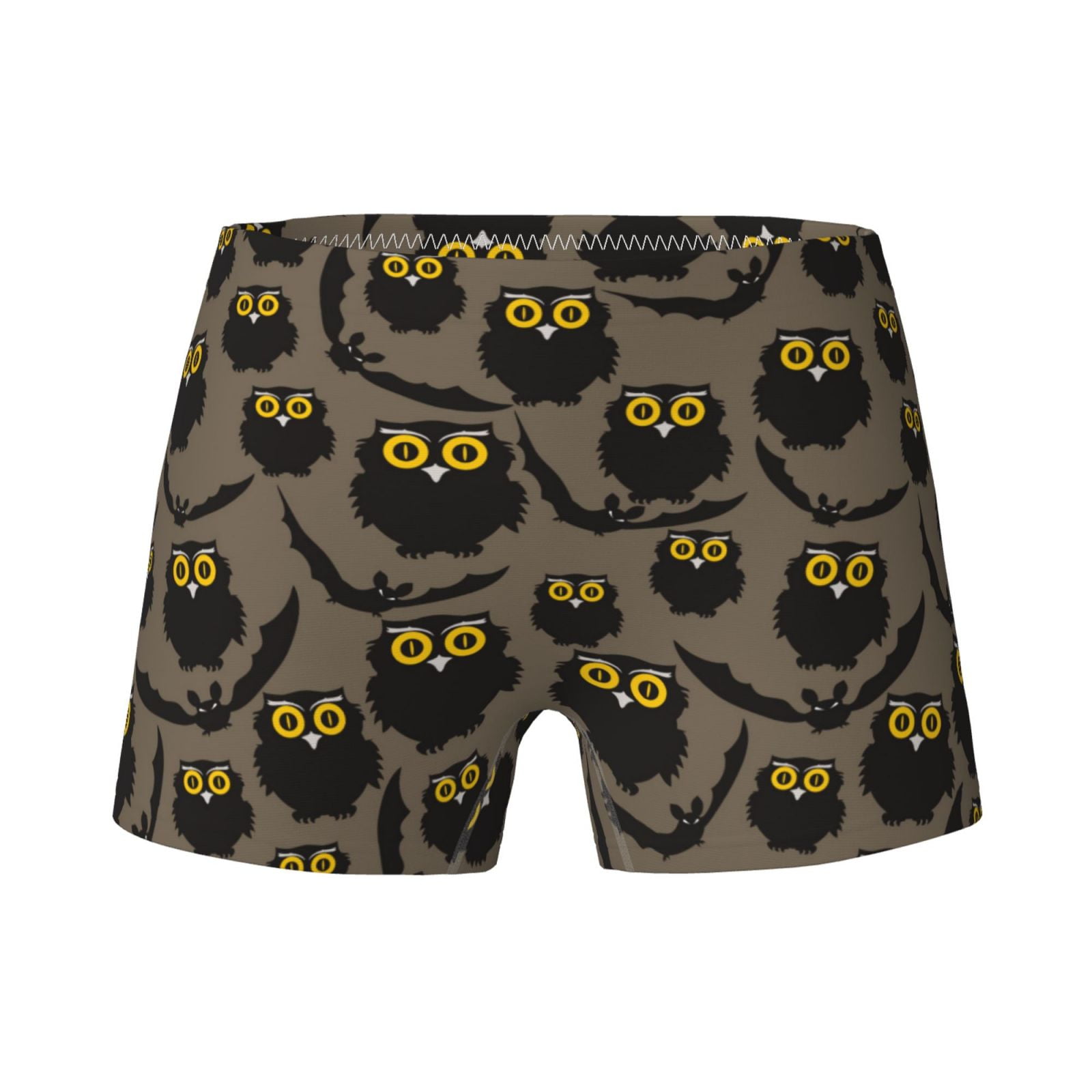 Teen Girls Underwear - Black Bat Owl Soft Cotton Boxer Briefs Panties ...