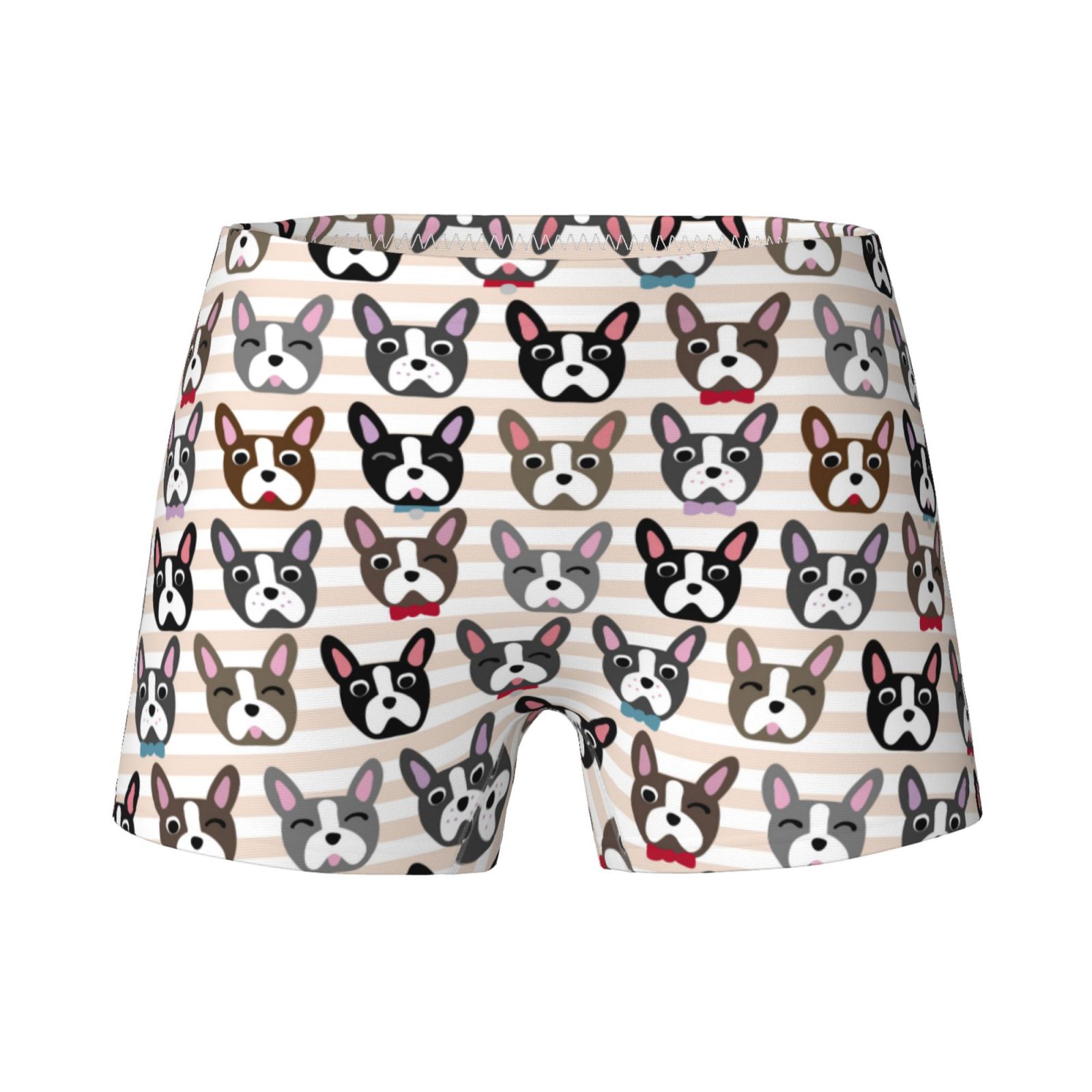 Teen Girls Underwear - Boston Terrier French Bulldog Stripe Soft Cotton ...