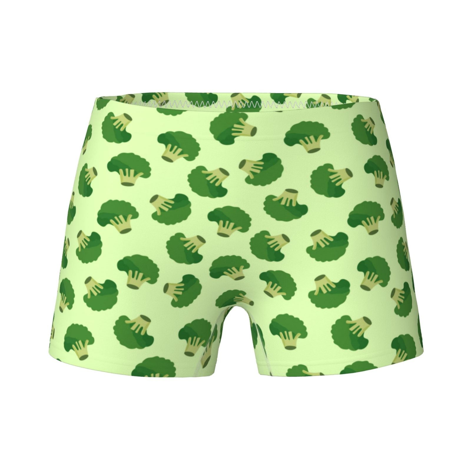 Teen Girls Underwear - Broccoli Vegetables Soft Cotton Boxer Briefs ...