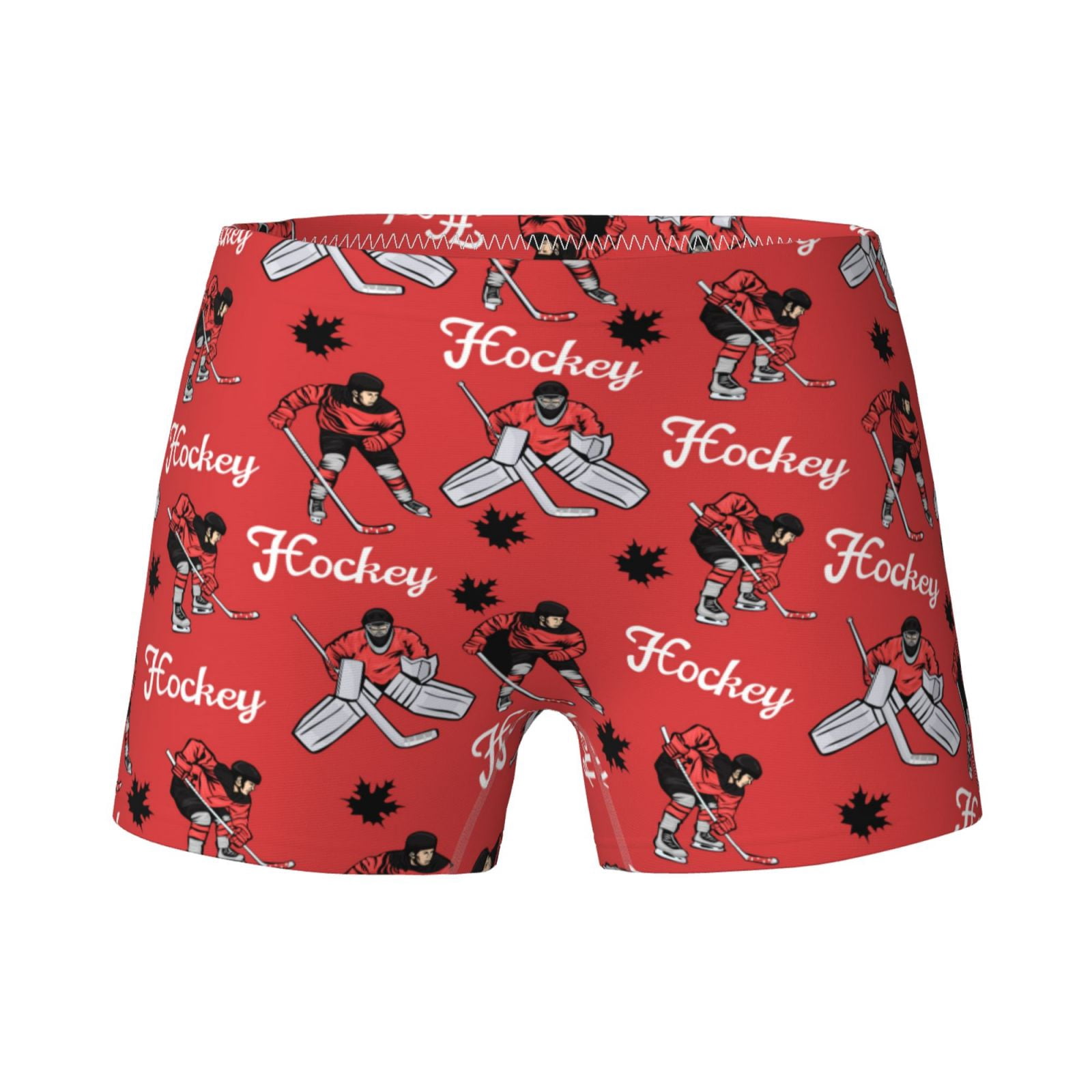 Teen Girls Underwear - Canada hockey players maple Soft Cotton Boxer ...