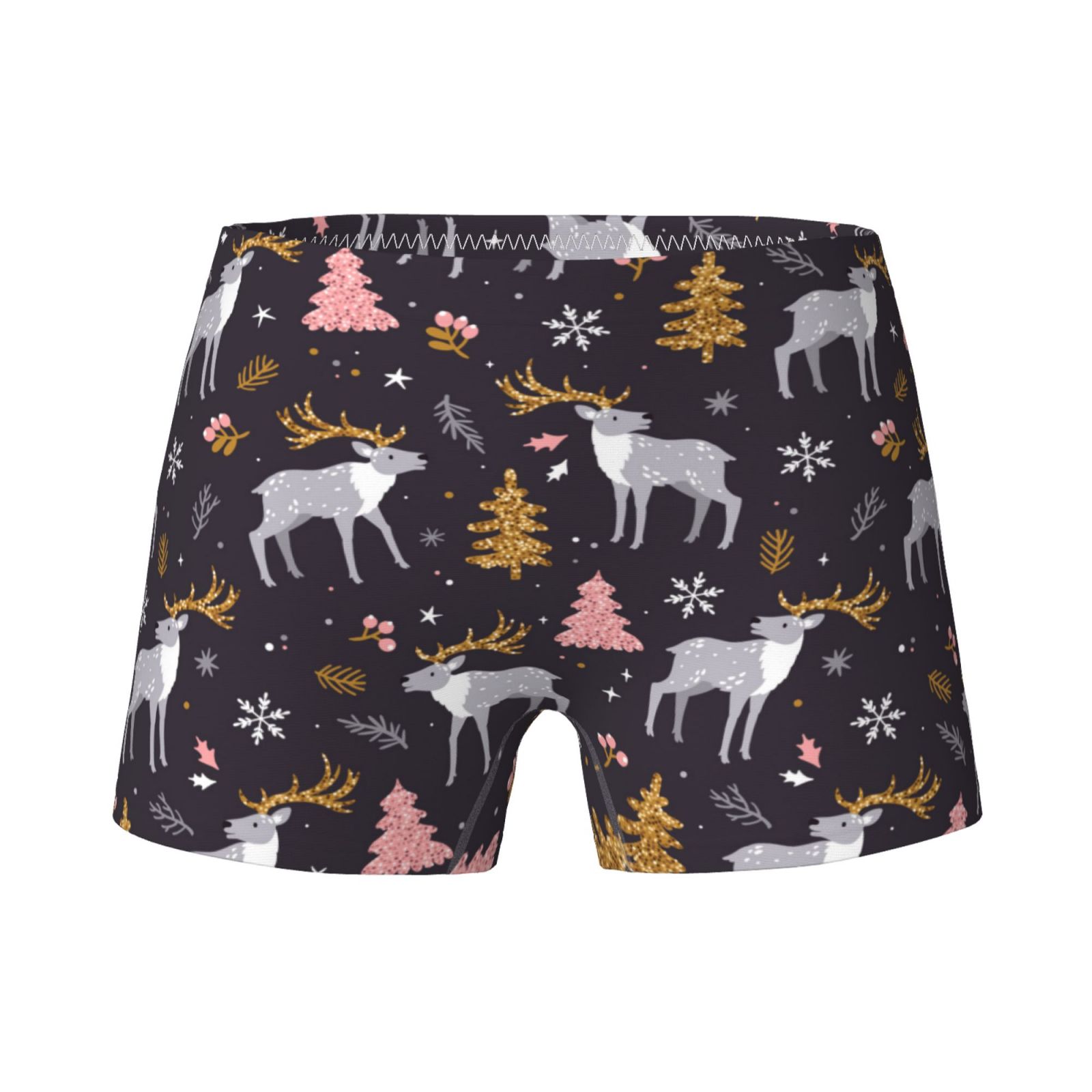 Teen Girls Underwear - Cartoon Cute Elk Deer Christmas Soft Cotton ...