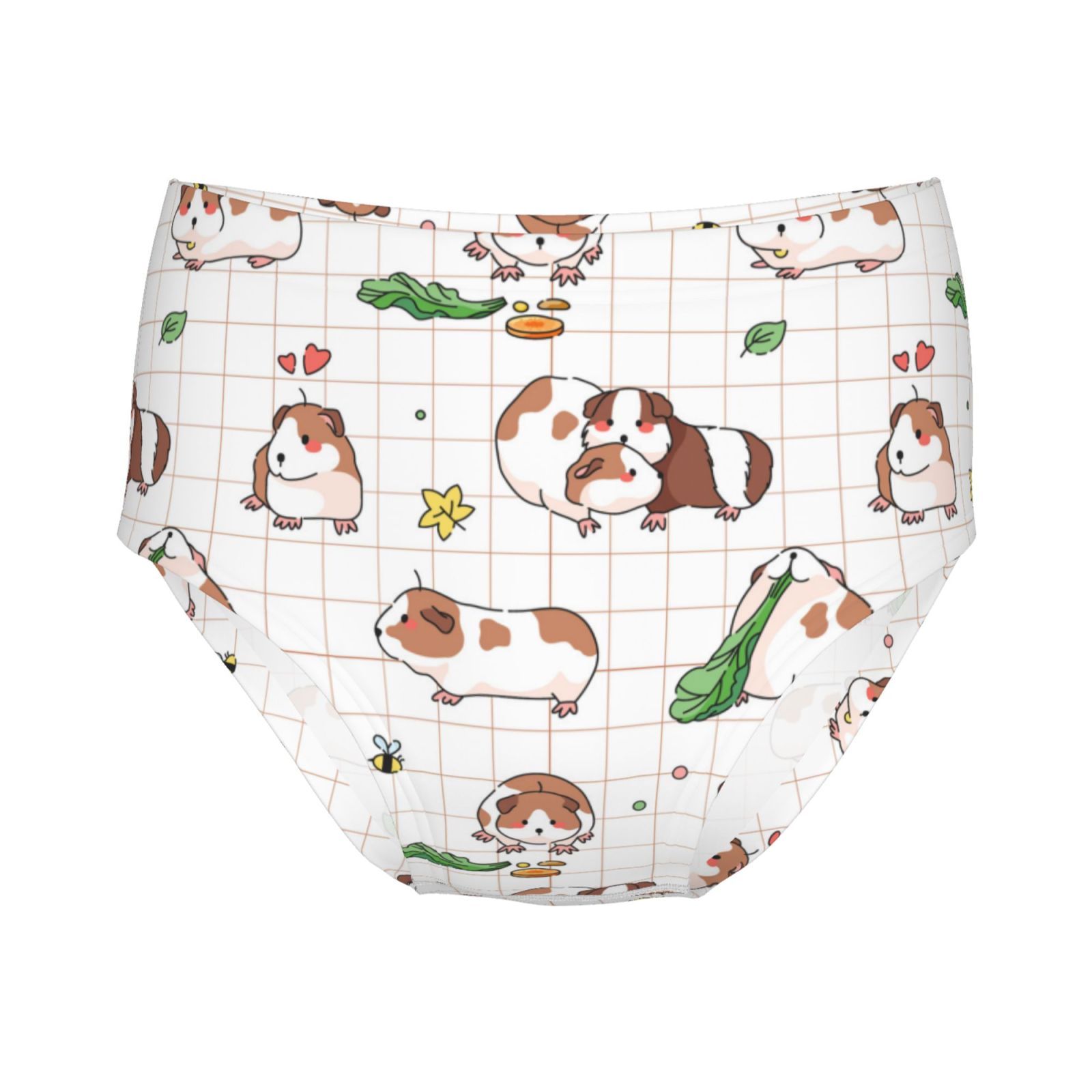 Teen Girls Underwear - Cartoon Cute Hamster Greens Soft Cotton Briefs ...