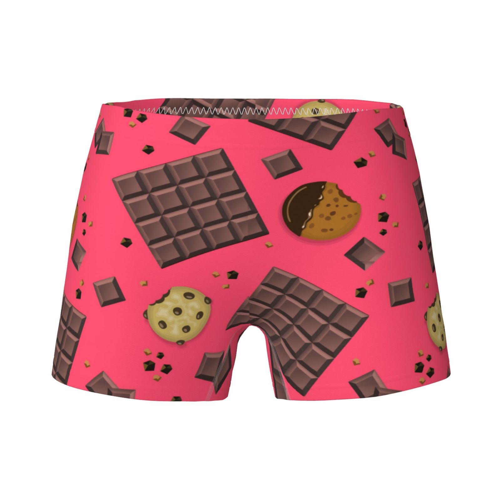 Teen Girls Underwear - Chocolate Biscuit Print Soft Cotton Boxer Briefs ...