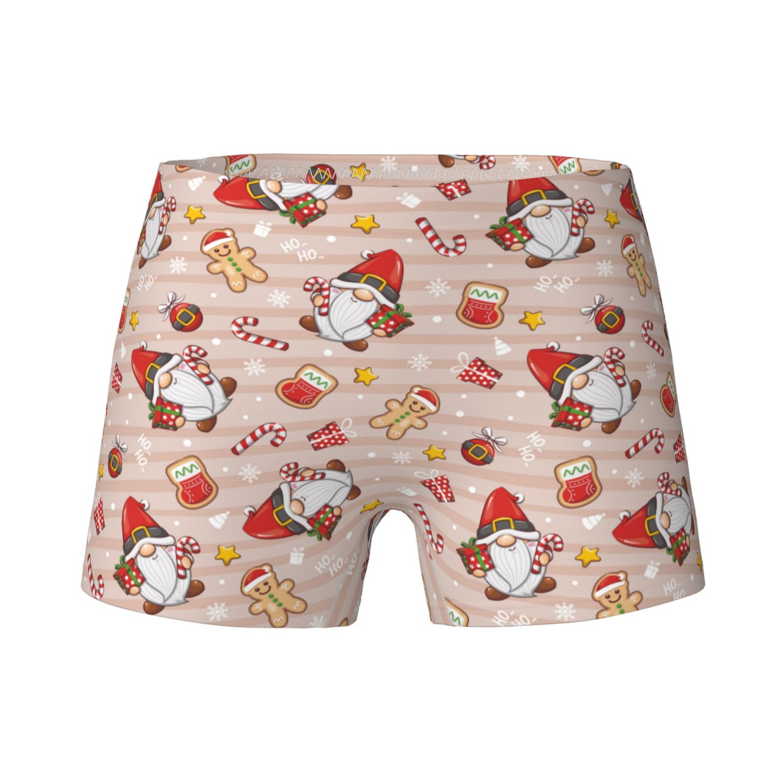 Teen Girls Underwear - Christmas Gnomes Santa Claus Soft Cotton Boxer ...