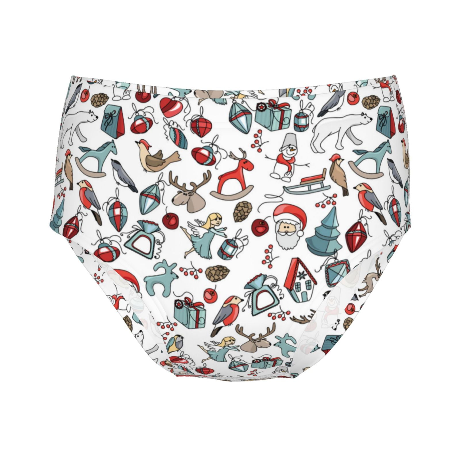 Teen Girls Underwear - Christmas elements A Soft Cotton Briefs Panties ...