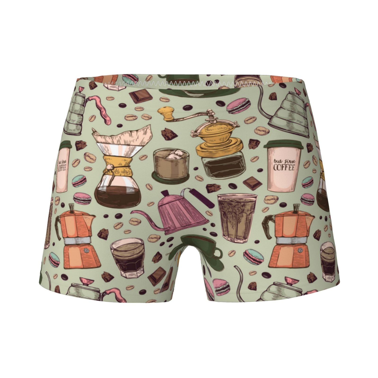 Teen Girls Underwear - Coffee Makers Chocolate Soft Cotton Boxer Briefs ...