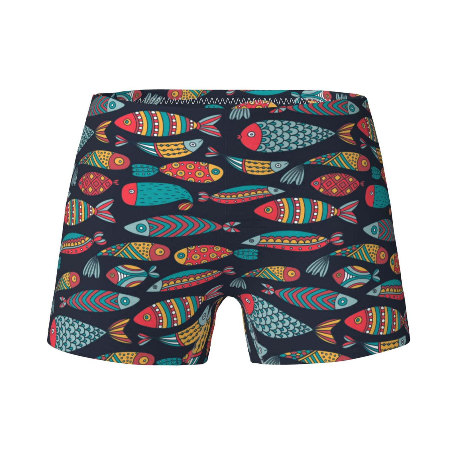 Teen Girls Underwear - Colorful Fish Soft Cotton Boxer Briefs Panties ...
