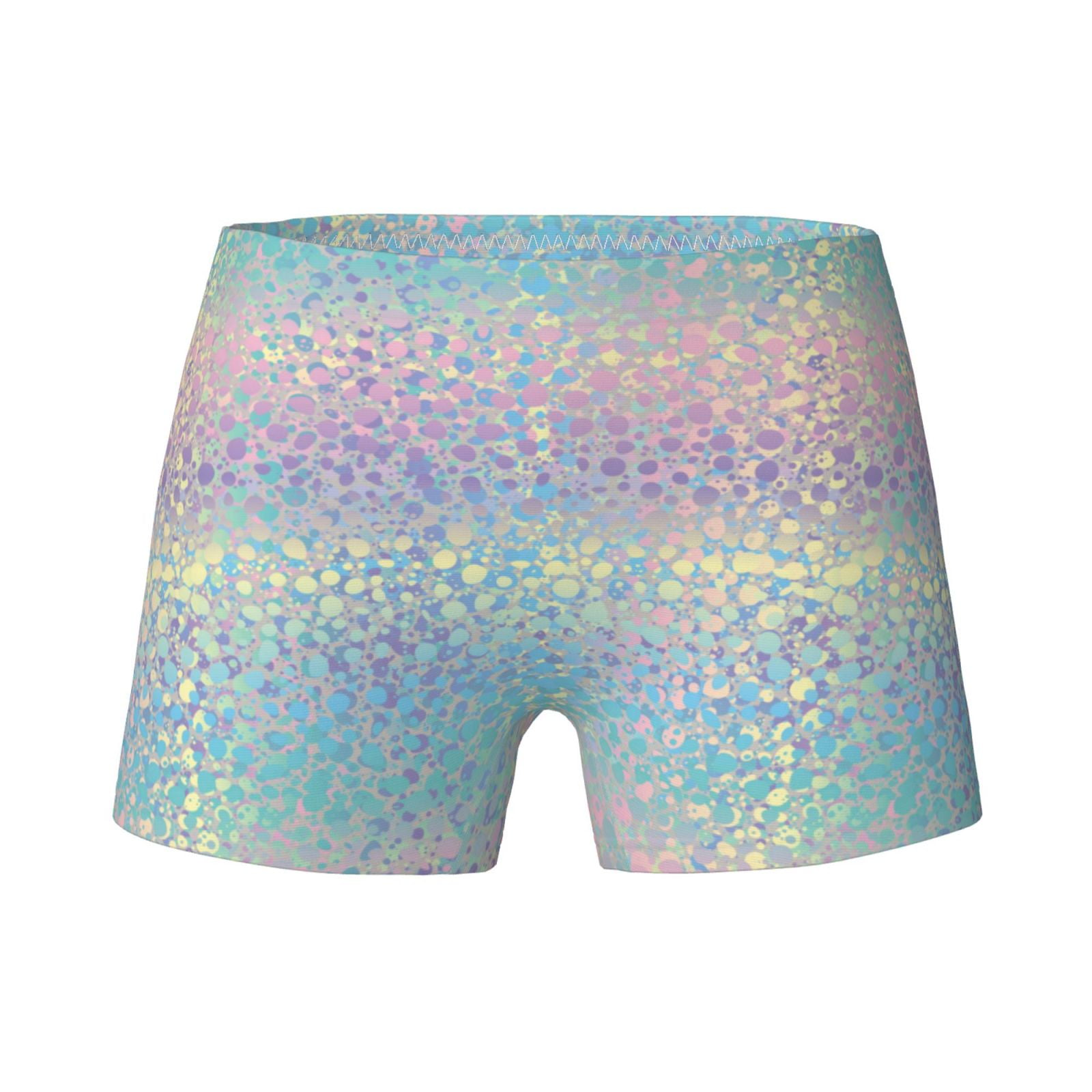 Teen Girls Underwear - Colorful lightning Pattern Soft Cotton Boxer ...
