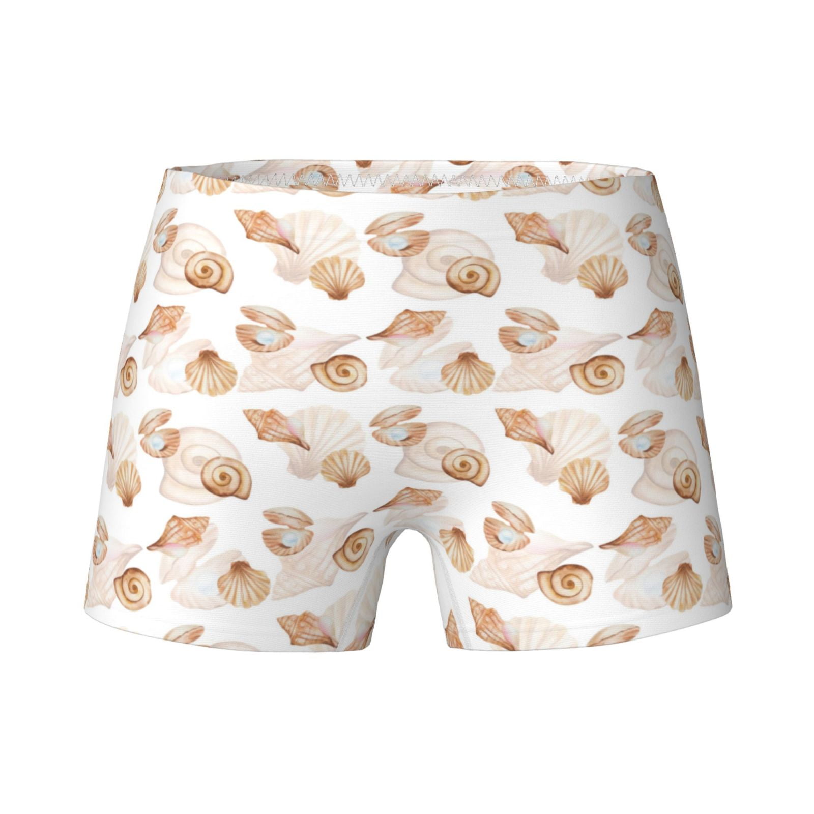 Teen Girls Underwear - Conch Shell No.J920 Soft Cotton Boxer Briefs ...