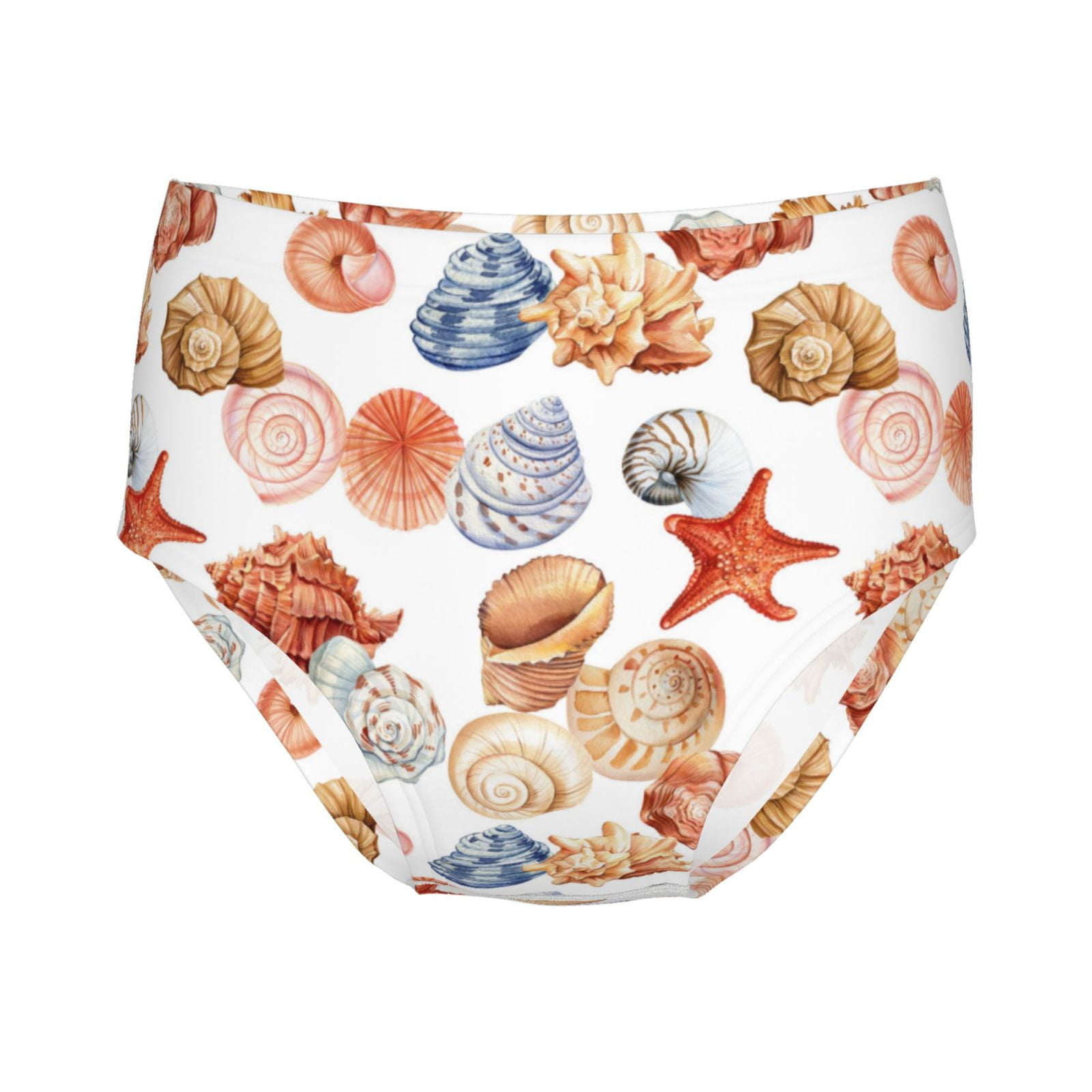 Teen Girls Underwear - Conch Shell No.J935 Soft Cotton Briefs Panties ...