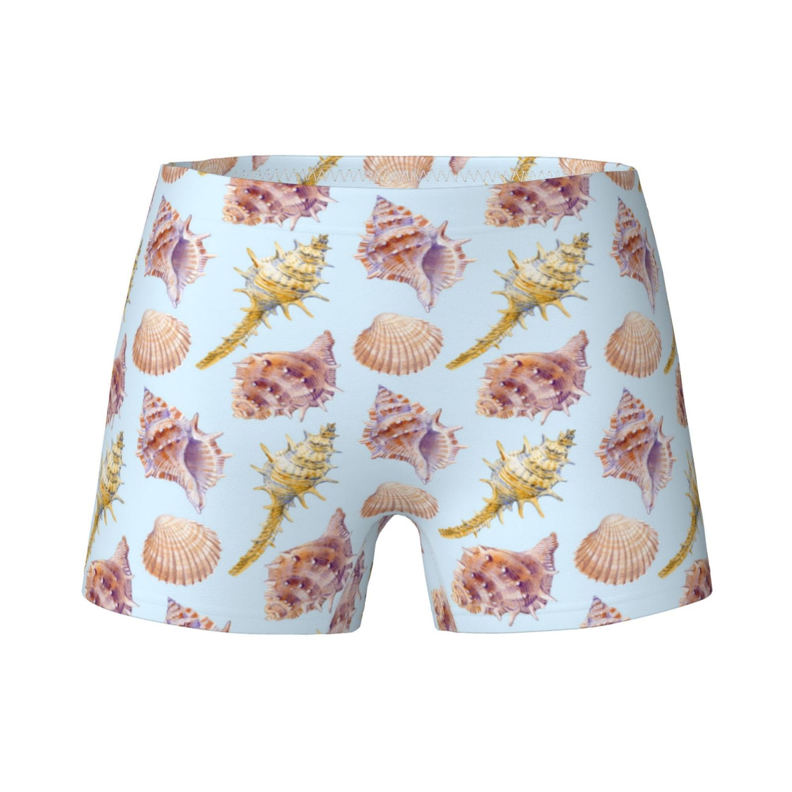 Teen Girls Underwear - Conch Shell No.J97 Soft Cotton Boxer Briefs ...