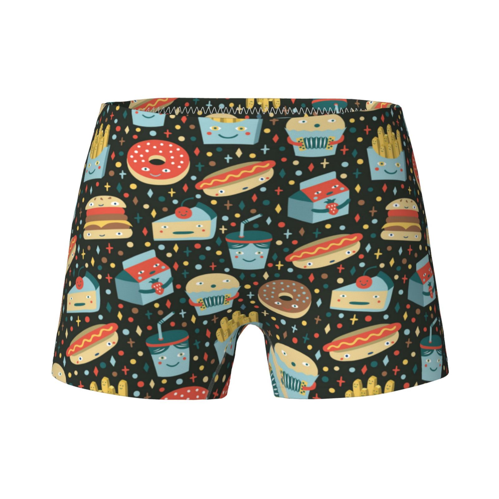 Teen Girls Underwear - Cute Food Chip Donuts Soft Cotton Boxer Briefs ...