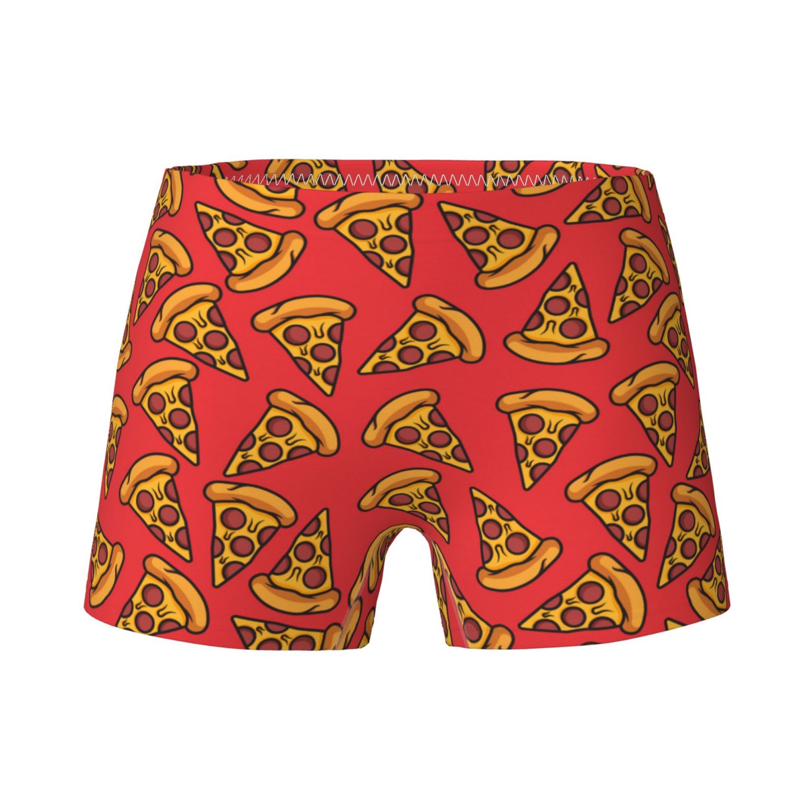 Teen Girls Underwear - Cute Pizza Red Soft Cotton Boxer Briefs Panties ...