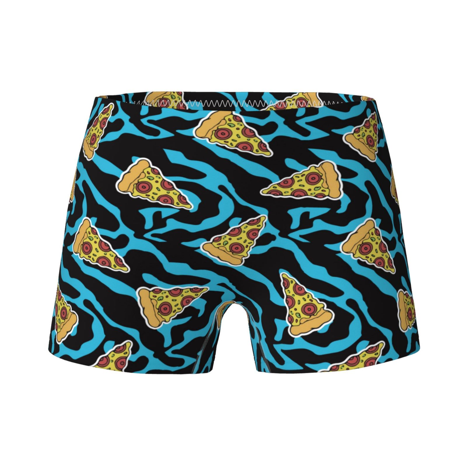 Teen Girls Underwear - Cute Pizza Wave Soft Cotton Boxer Briefs Panties ...