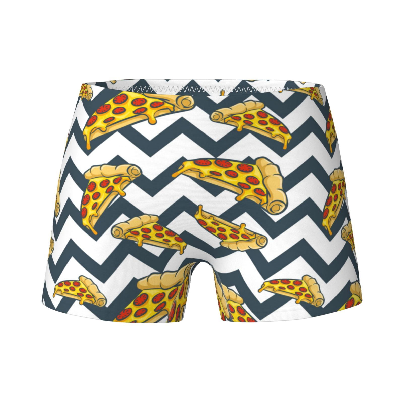 Teen Girls Underwear - Cute Pizza Wavy Lines Soft Cotton Boxer Briefs ...