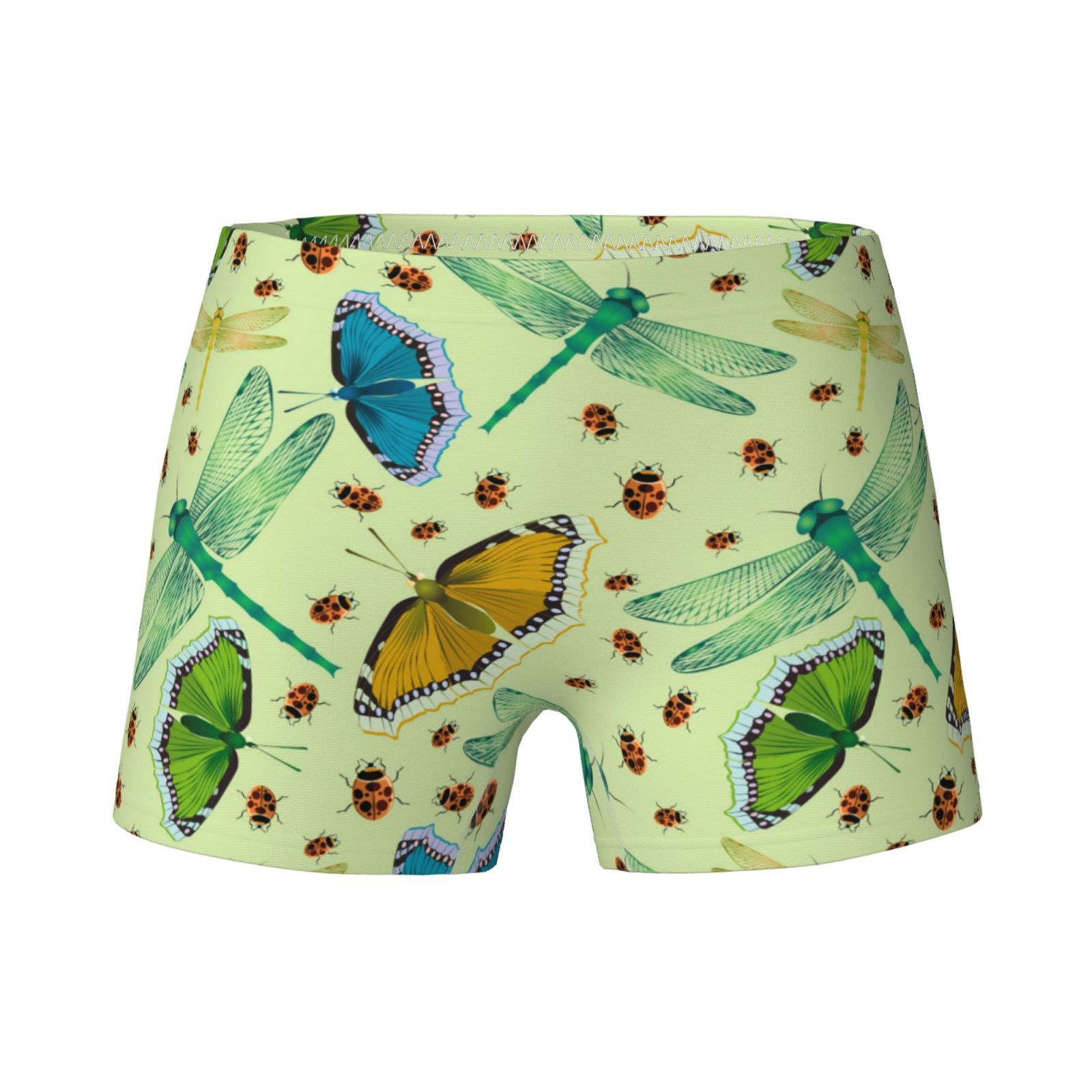 Teen Girls Underwear - Dragonfly Butterfly Ladybird Soft Cotton Boxer ...