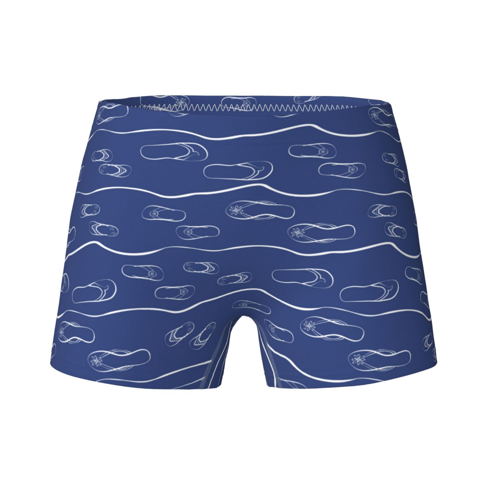 Teen Girls Underwear - Flip flop pattern Soft Cotton Boxer Briefs ...