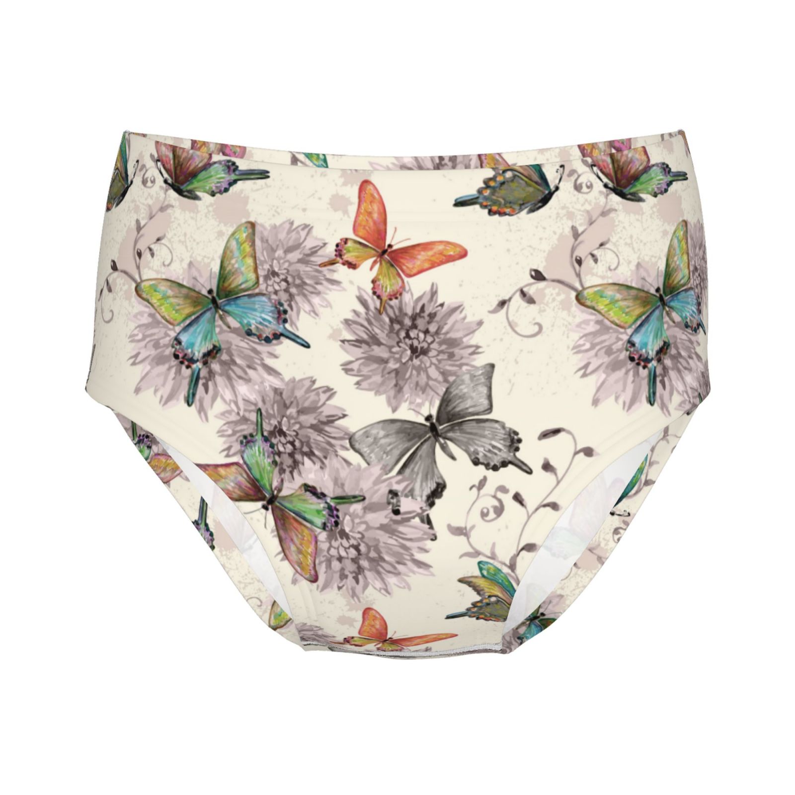 Teen Girls Underwear - Flying Butterflies-1 Soft Cotton Briefs Panties ...