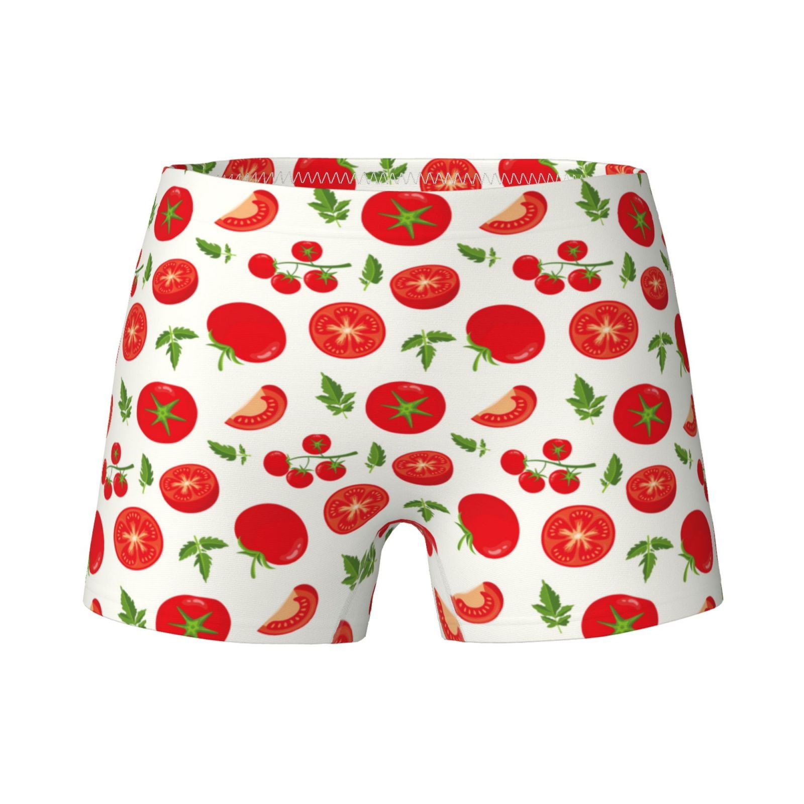 Teen Girls Underwear - Fresh Red Tomato Soft Cotton Boxer Briefs ...