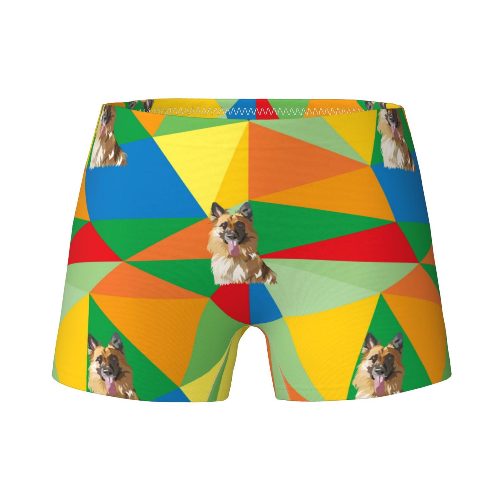 Teen Girls Underwear - German Shepherd Dog No.1018 Soft Cotton Boxer Briefs Panties for Teens ...