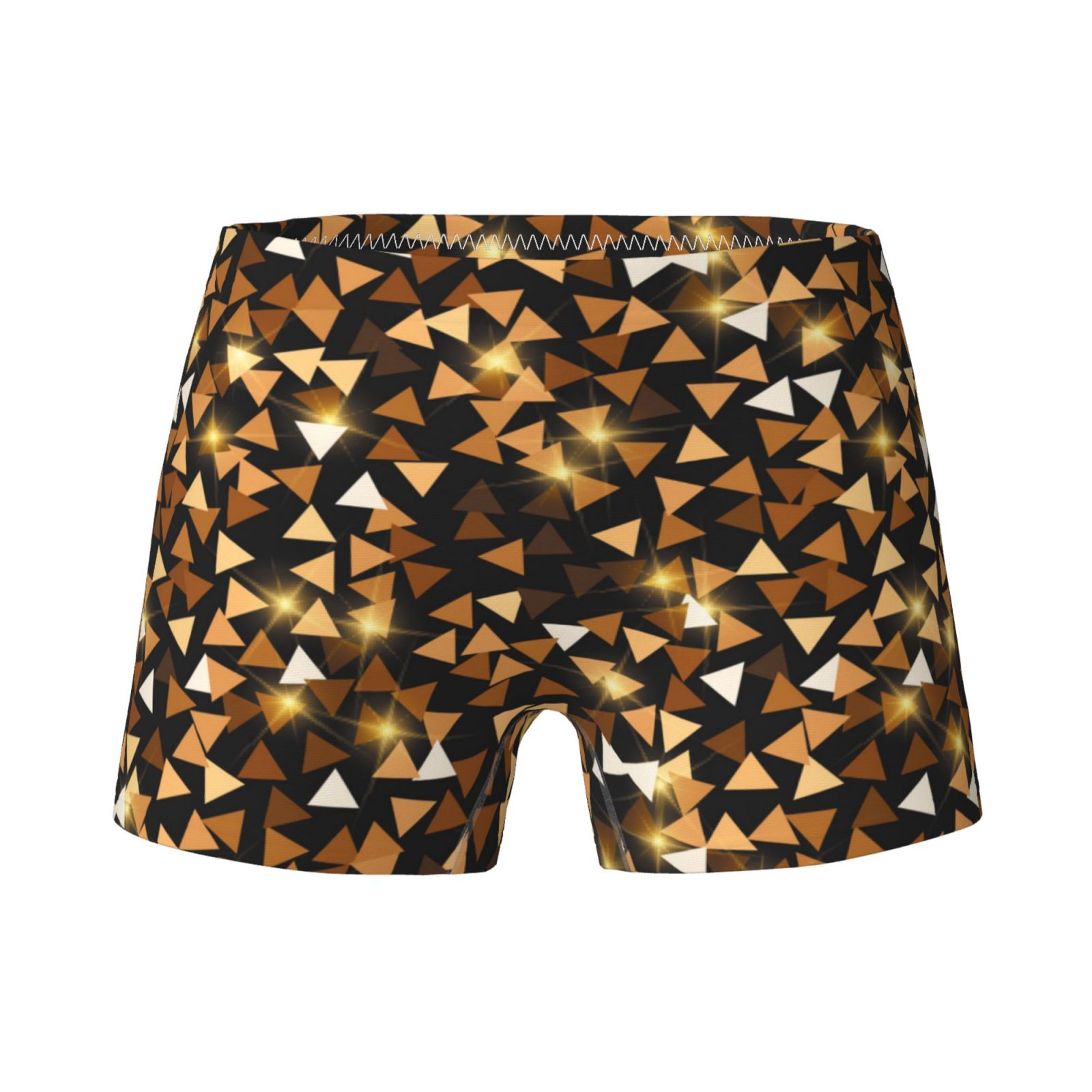 Teen Girls Underwear - Gold Glitter lightning E Soft Cotton Boxer ...