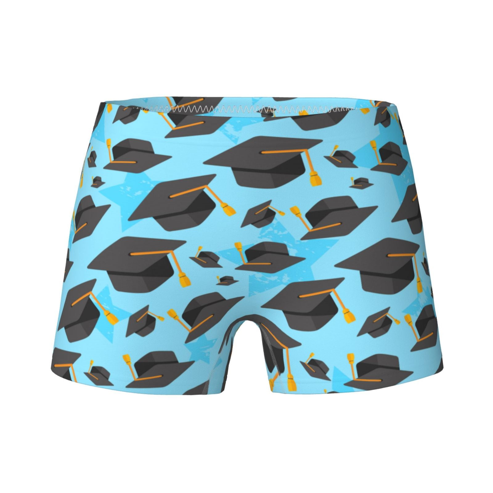 Teen Girls Underwear - Graduation Hats1 Soft Cotton Boxer Briefs ...