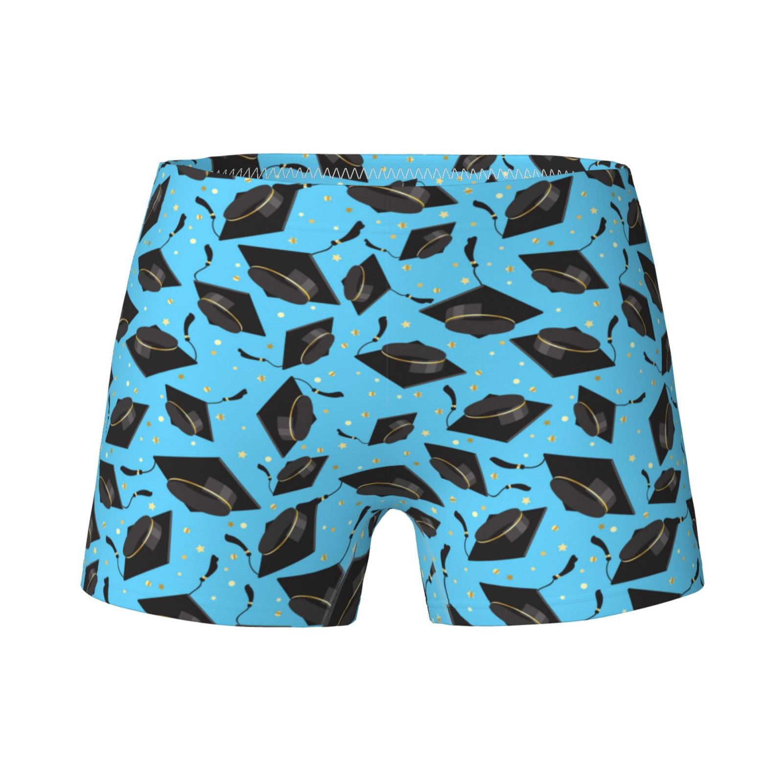 Teen Girls Underwear - Graduation Hats2 Soft Cotton Boxer Briefs ...