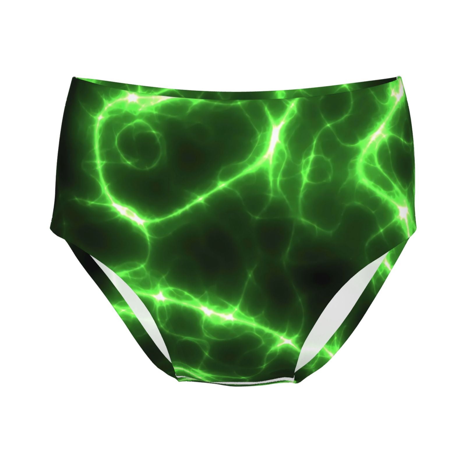 Teen Girls Underwear - Green Lightning Soft Cotton Briefs Panties for Teens Breathable Panty ...