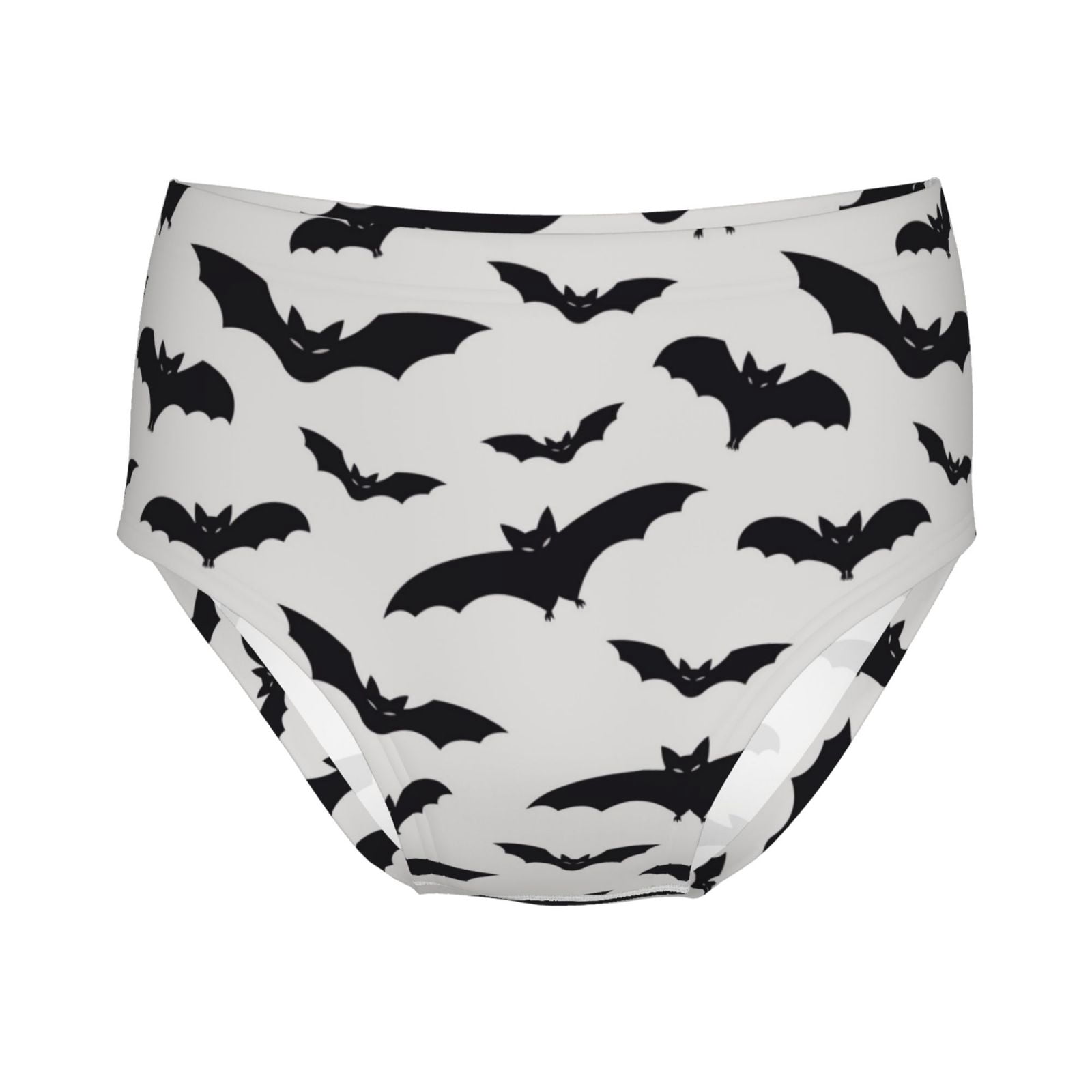 Teen Girls Underwear - Halloween bats grey cool print Soft Cotton ...