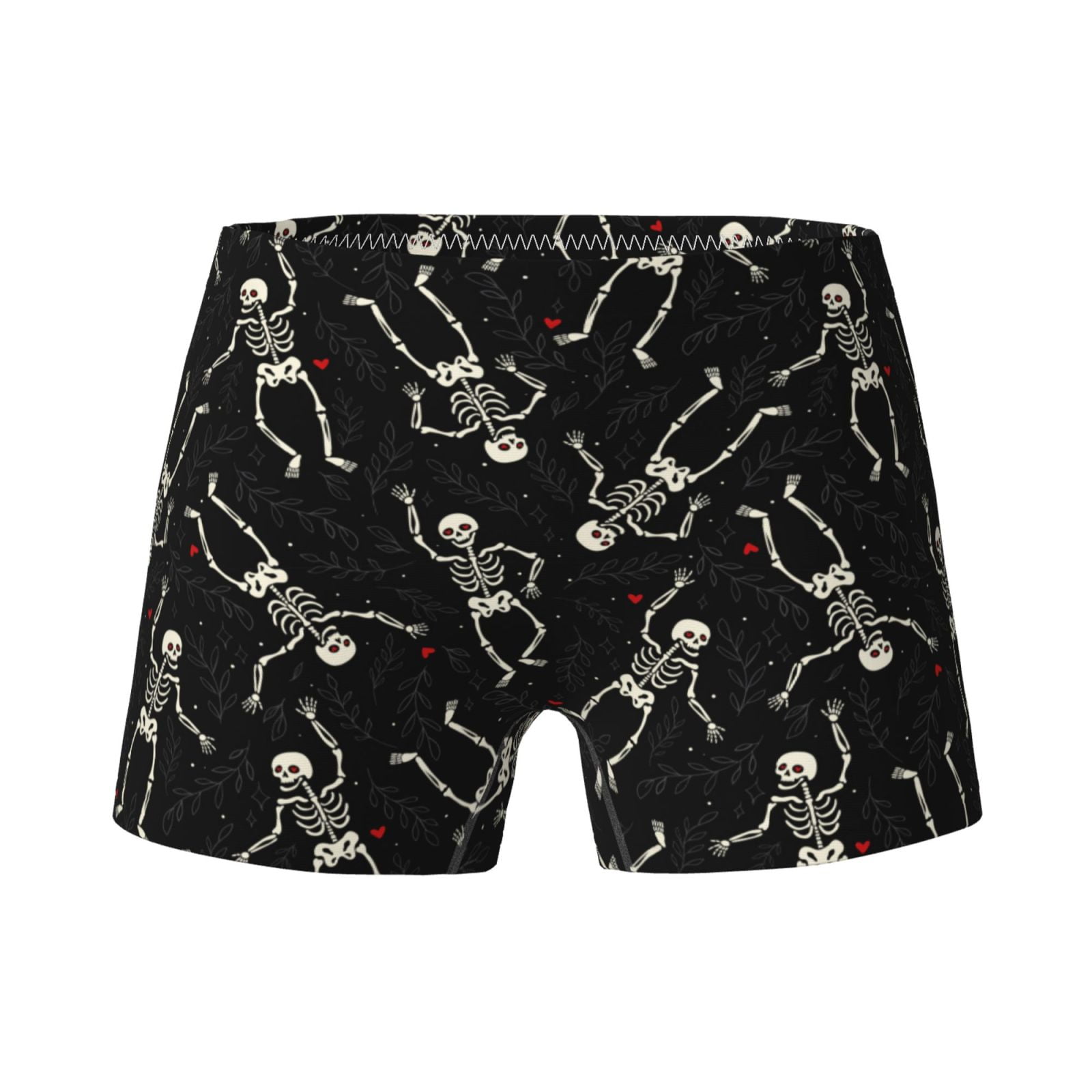 Teen Girls Underwear - Happy Skeletons Dancing Soft Cotton Boxer Briefs ...