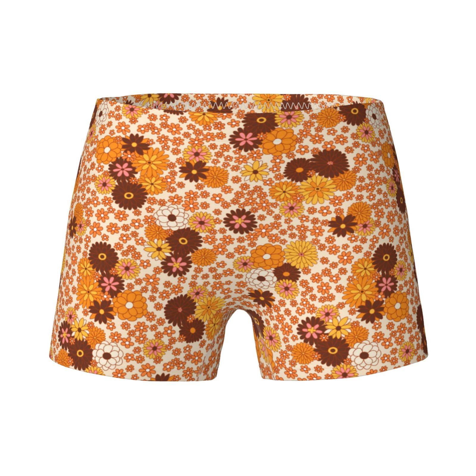 Teen Girls Underwear - Hippie Ditsy Floral Soft Cotton Boxer Briefs ...