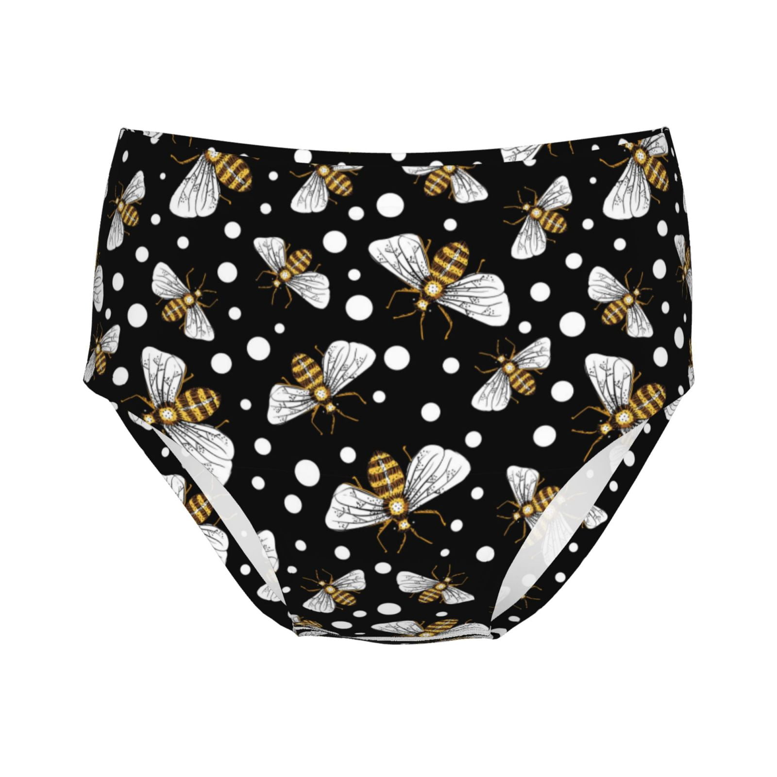 Teen Girls Underwear - Honey Bees at Night Soft Cotton Briefs Panties for Teens Breathable Panty ...